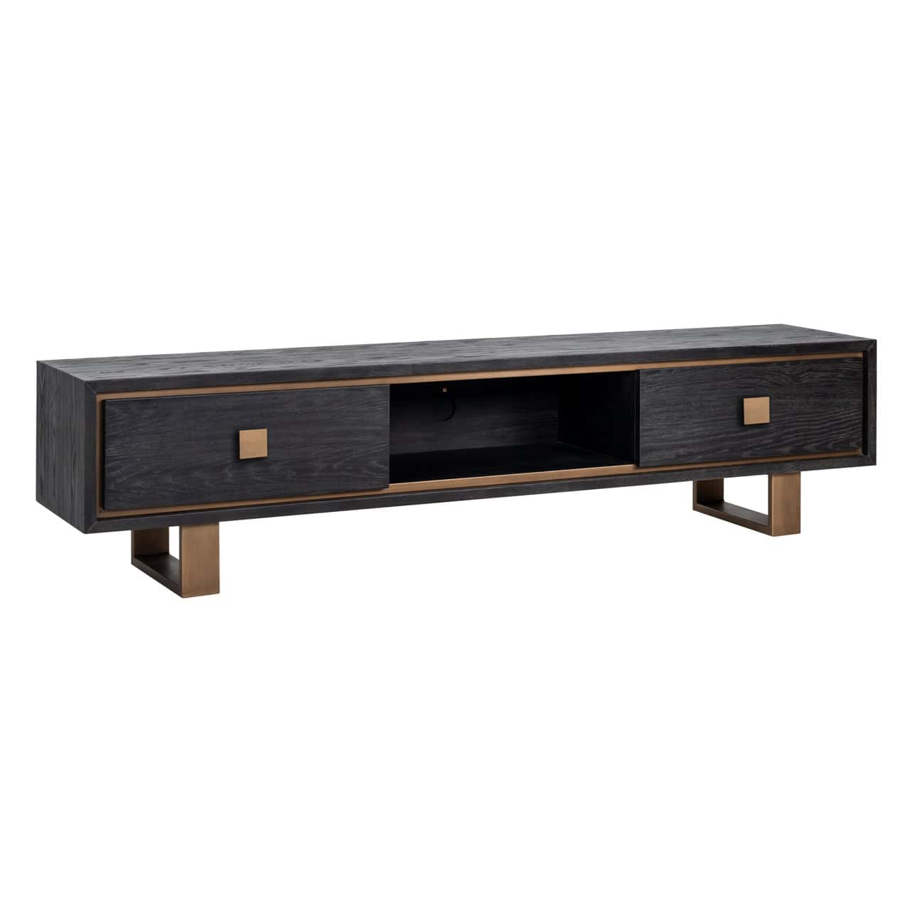 TV-meubel Hunter black rustic - Richmond Interiors